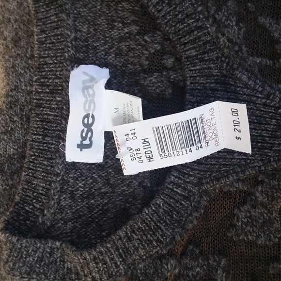 Tsesay | Sweaters | Rare Tsesay Burnout Wool Nwt | Poshmark